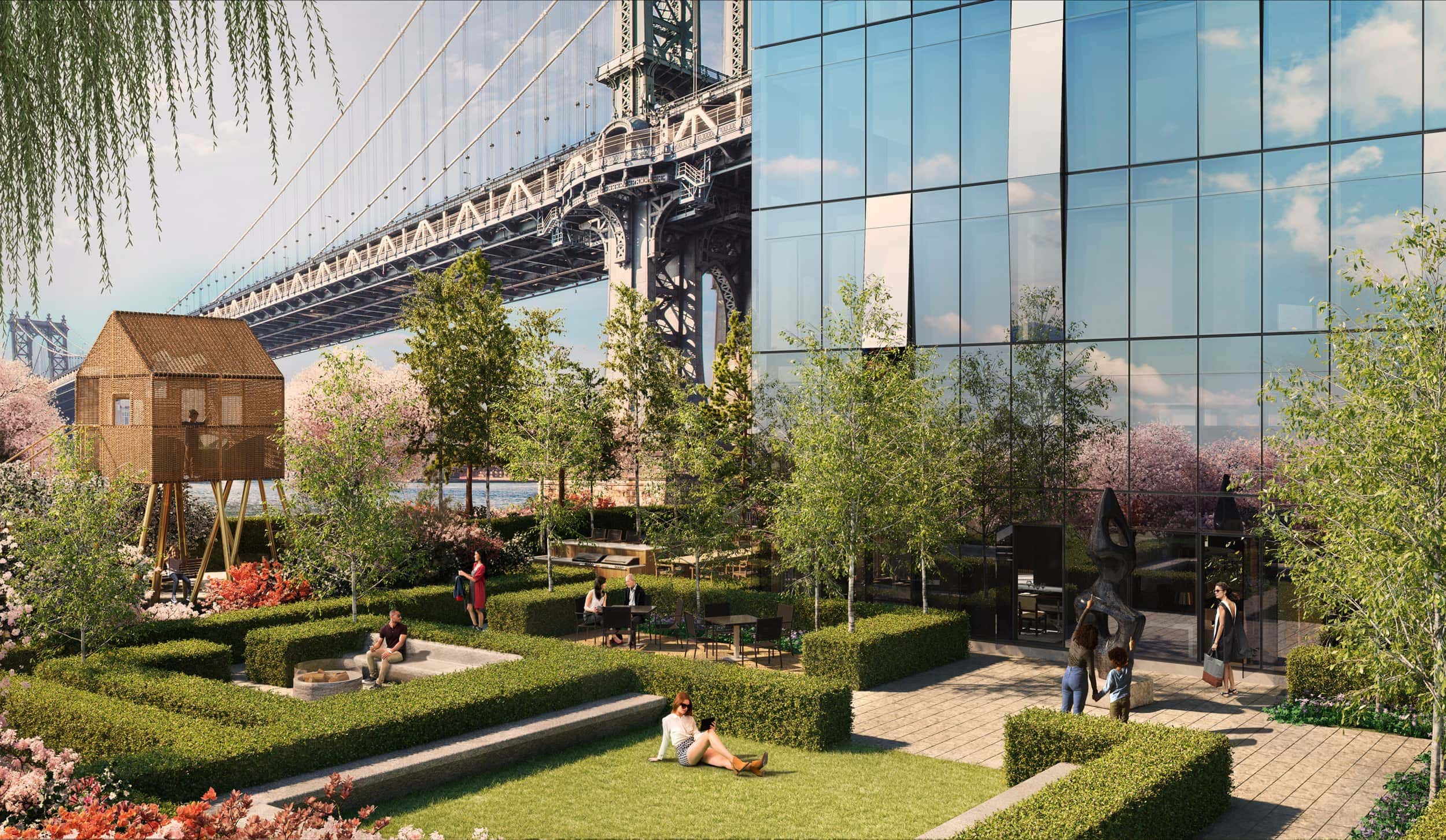 One Manhattan Square | Luxury Amenity Spaces | LES Condos